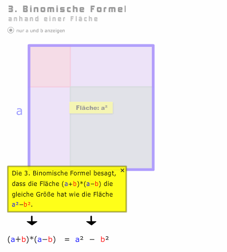 3. Binomische Formel (grafisch) - Matheretter